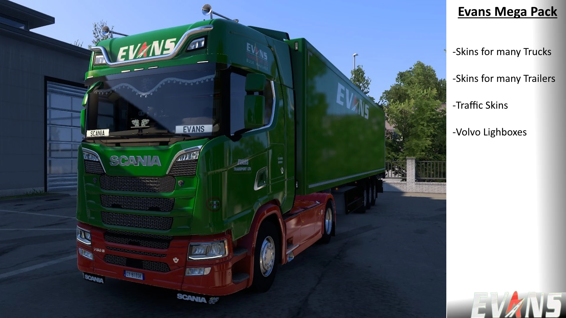 Evans skin mega pack 1.3 - ETS 2